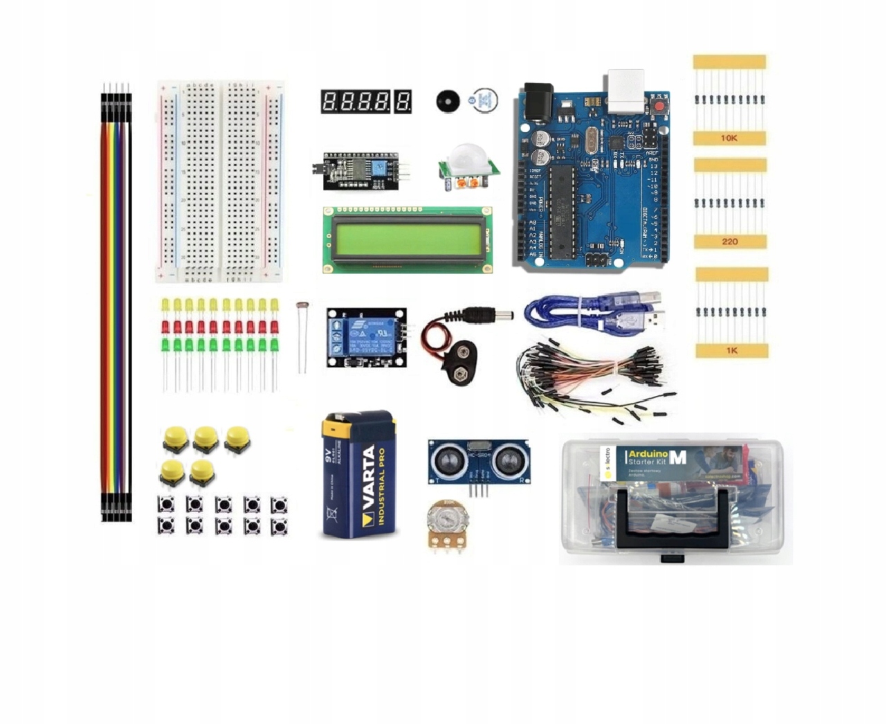 Zestaw startowy M Kompatybilny z Arduino UNO R3 Zestaw edukacyjny KIT ... Zestaw startowy M Kompatybilny z Arduino UNO R3 Zestaw edukacyjny KIT ...