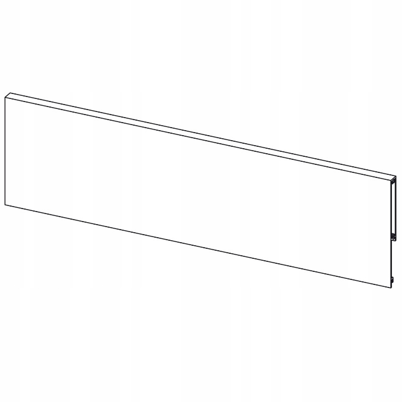 Front do szuflada wewnętrzna MATRIX S SLIM panel przedni biały 1100 mm ...