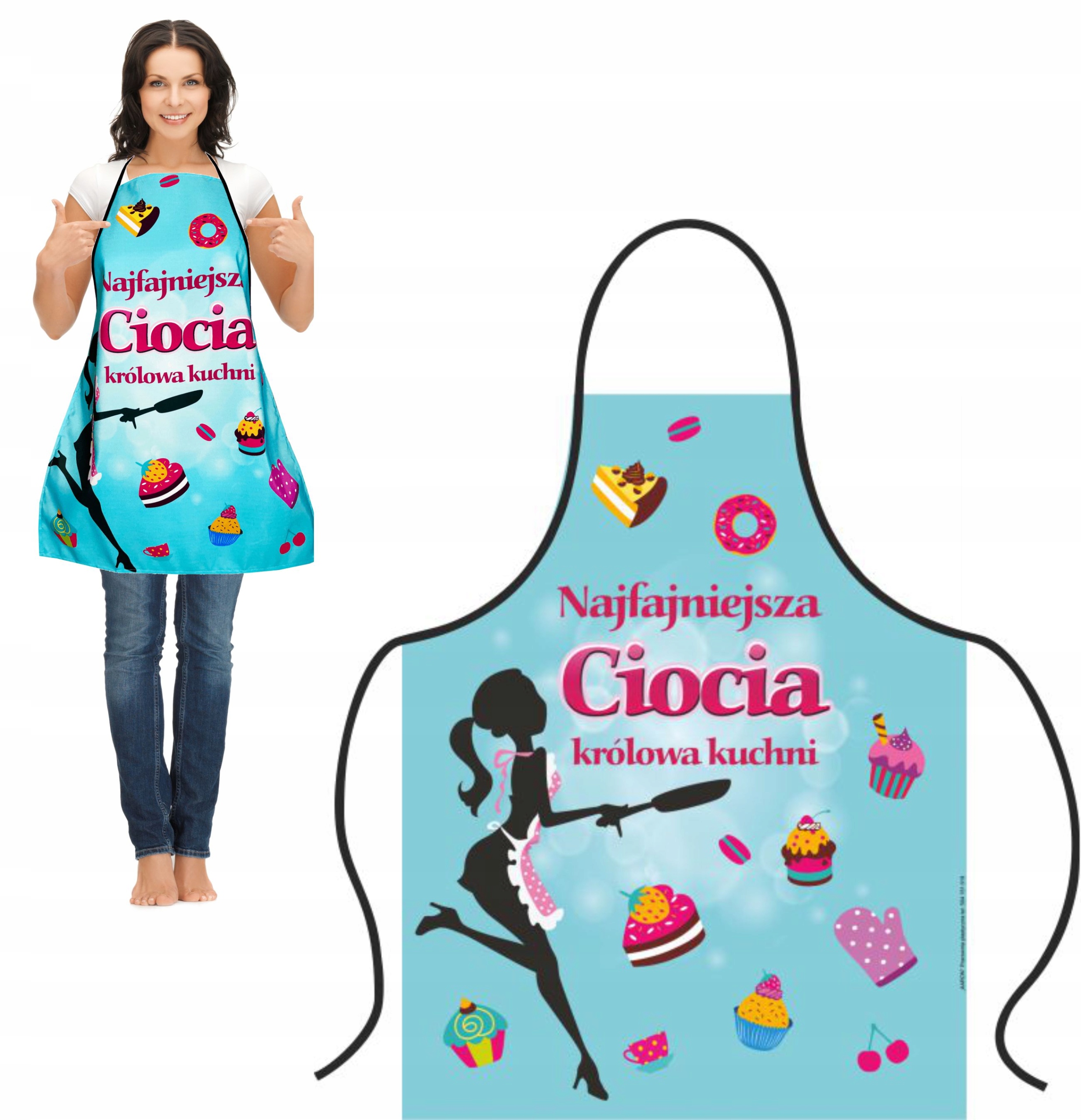 FARTUCH prezent dla CIOCI WUJKA ciocia i wujek • Cena, Opinie • Zabawne gadżety 11448039360 ...