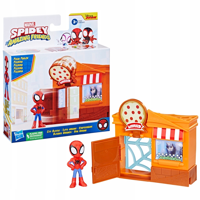 HASBRO SPIDER-MAN SPIDEY ZESTAW PIZZERIA + SPIDEY (5010996139153 ...