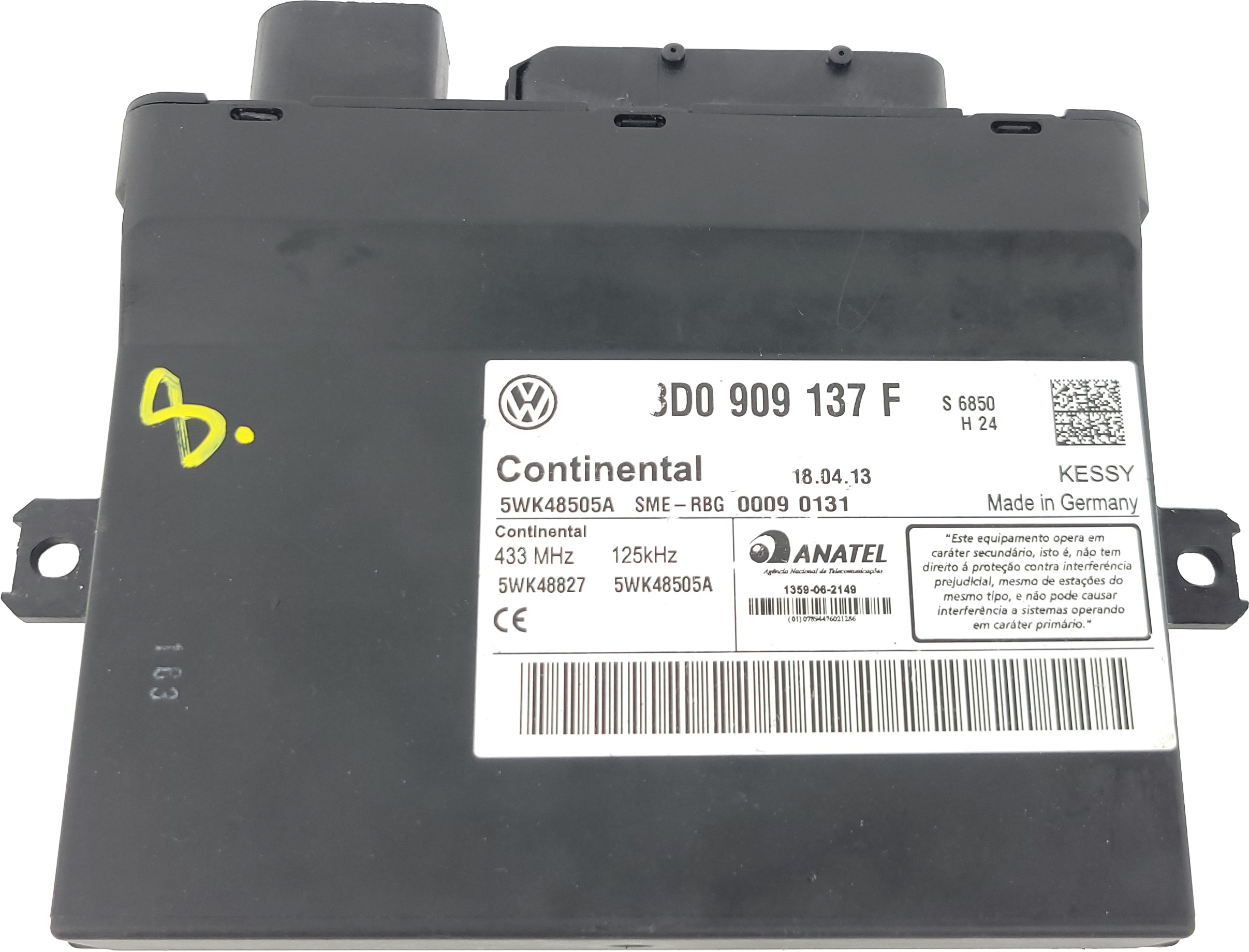 VW PHAETON II LIFT TOUAREG 7L MODUŁ KESSY 3D0909137F KEYLESS GO SPRAWNY ...