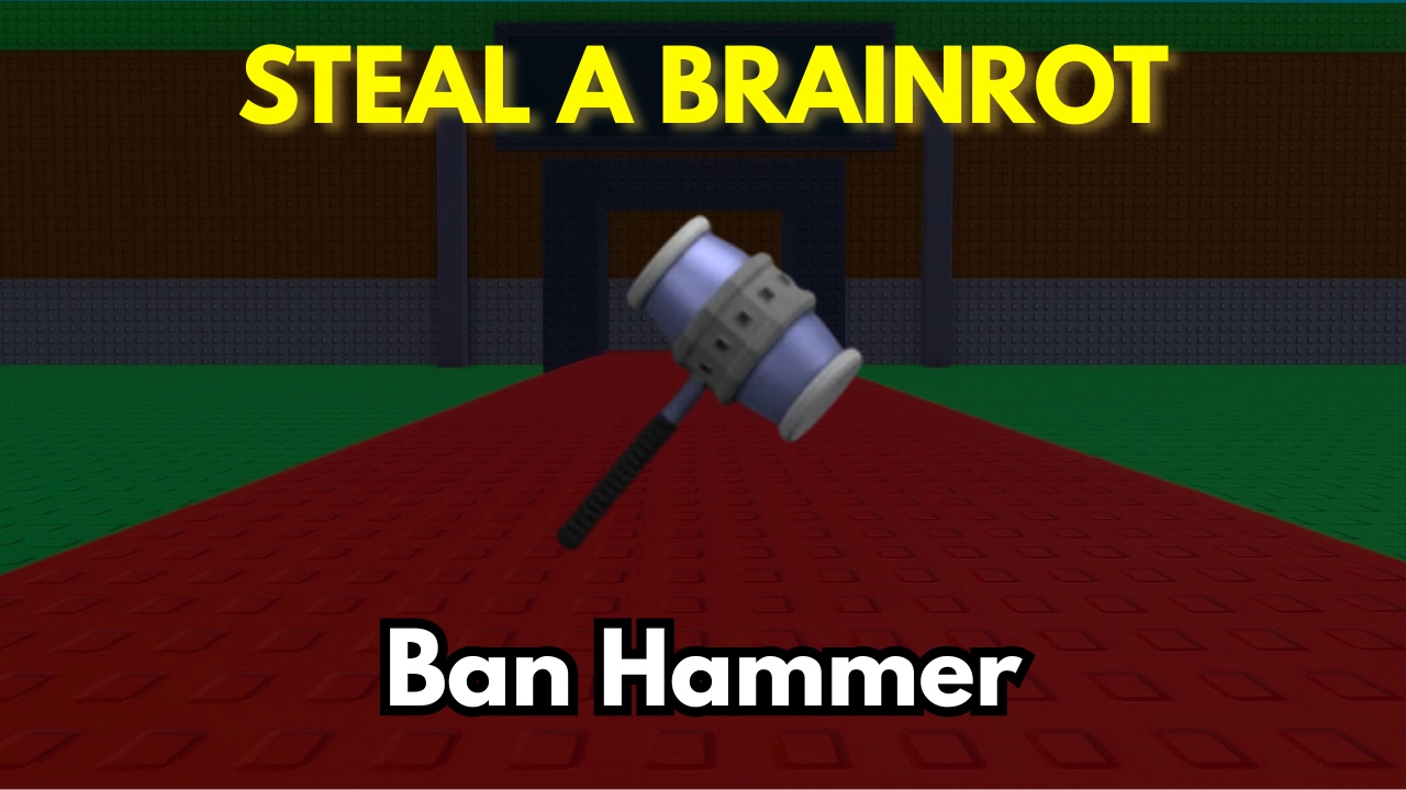 STEAL A BRAINROT | BAN HAMMER | ROBLOX - Stan: Produkt cyfrowy 71.99PLN ...