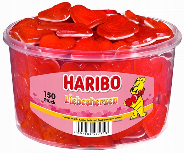 HARIBO Pianko żelki Serca 150szt Na Walentynki (4001686477113) • Cena ... HARIBO Pianko żelki Serca 150szt Na Walentynki (4001686477113) • Cena ...
