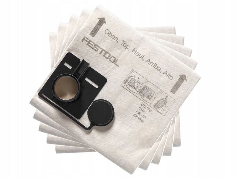 FESTOOL WORKI FILTRUJĄCE FIS-CT 22 SP VLIES/5 ORYGINAŁ 5szt 456870 do ...