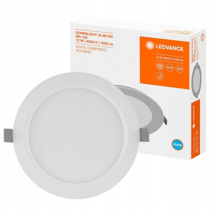 Ledvance Panel LED Podtynkowy 12W 6500K Slim DN155 (4058075079076 ...