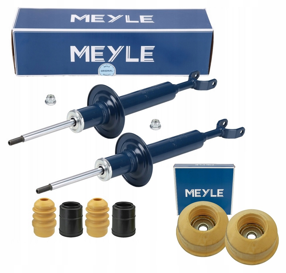 AMORTYZATORY PODUSZKI OSŁONY PRZÓD SKODA SUPERB VW PASSAT B5 MEYLE ...