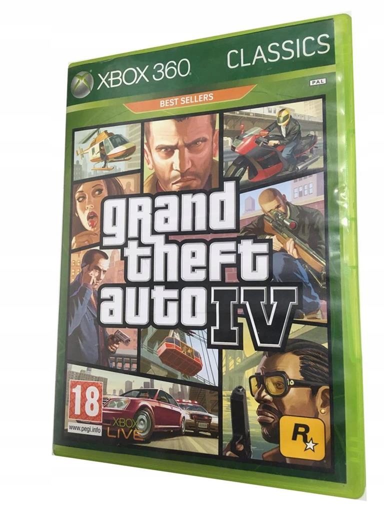 Grand Theft Auto IV Xbox 360 pudełkowa - Stan: Używany 59.00PLN ...