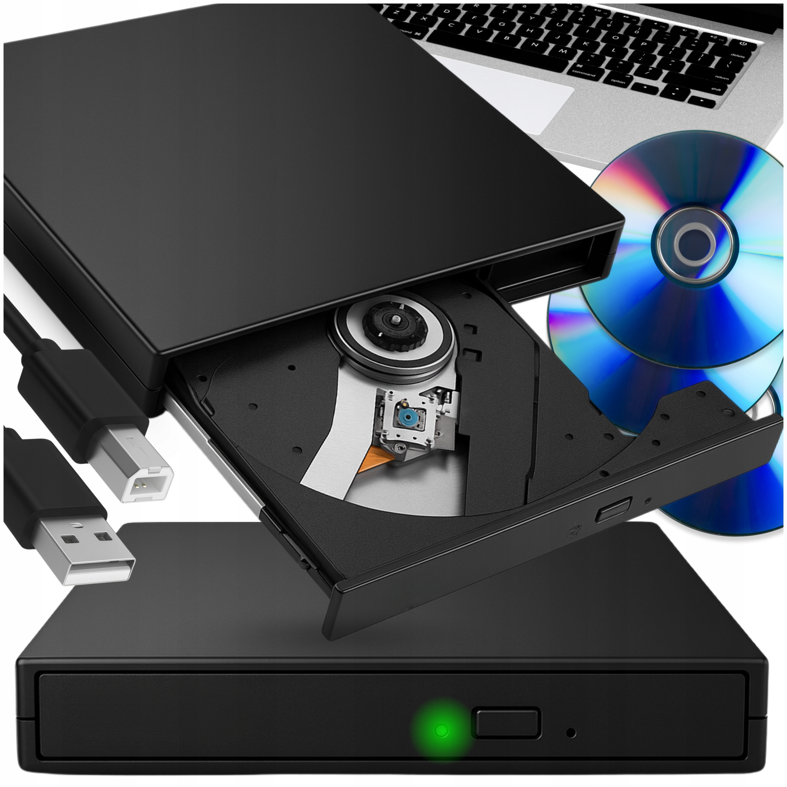 Nagrywarka DVD zewnętrzna LOGIT USB 3.0 NAGRYWANIE PŁYT CD-R DVD - Sklep, Opinie, Cena w Allegro