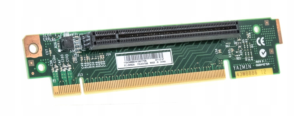 IBM 43V7066 x3550 M2/M3 RISER CARD PCIe x16 za 758.00CZK - Allegro
