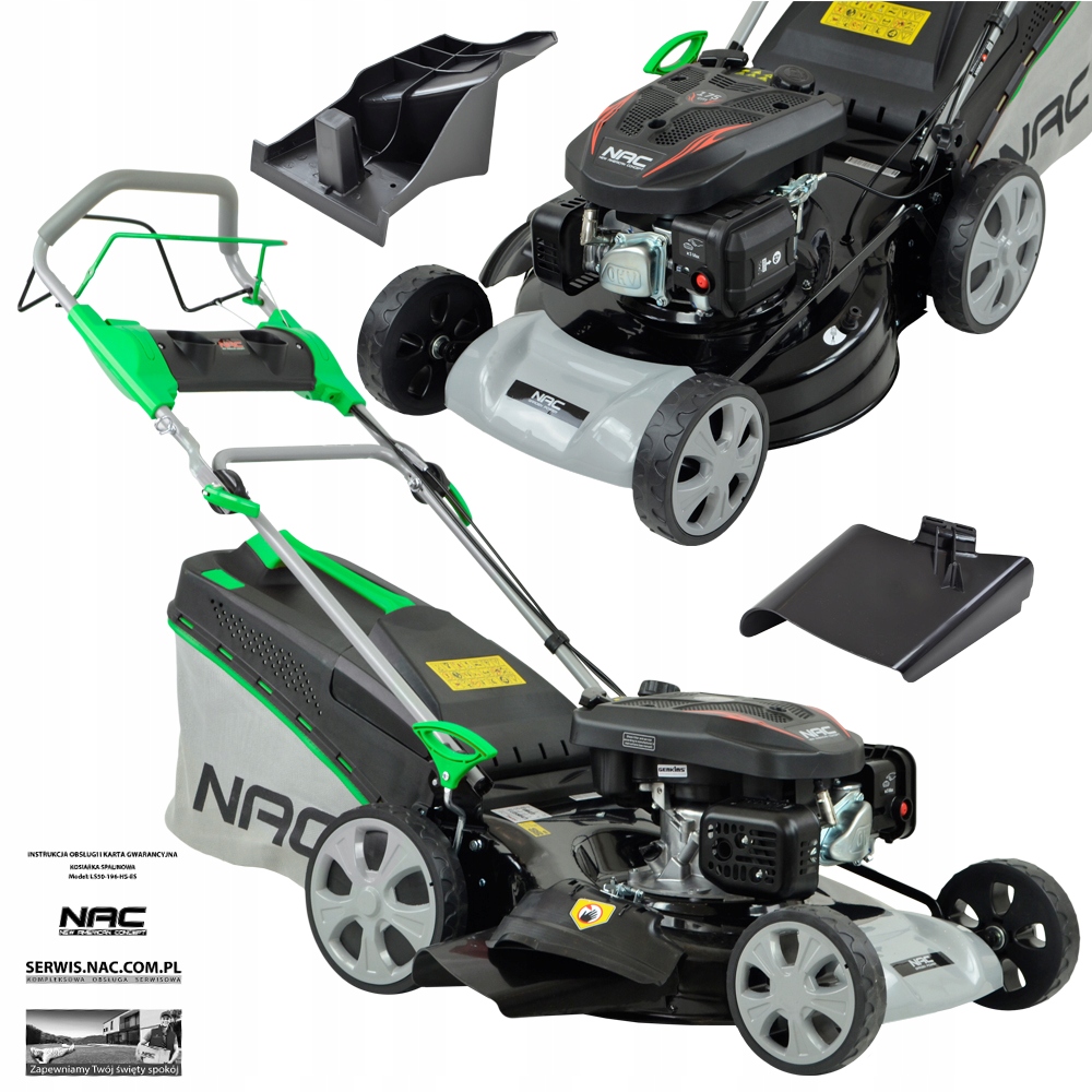 KOSIARKA SPALINOWA NAC LS51-175-HSD-LI NAPĘD SZER. 51 CM KOSZ 70 LITRÓW (5902490741904) • Cena ...