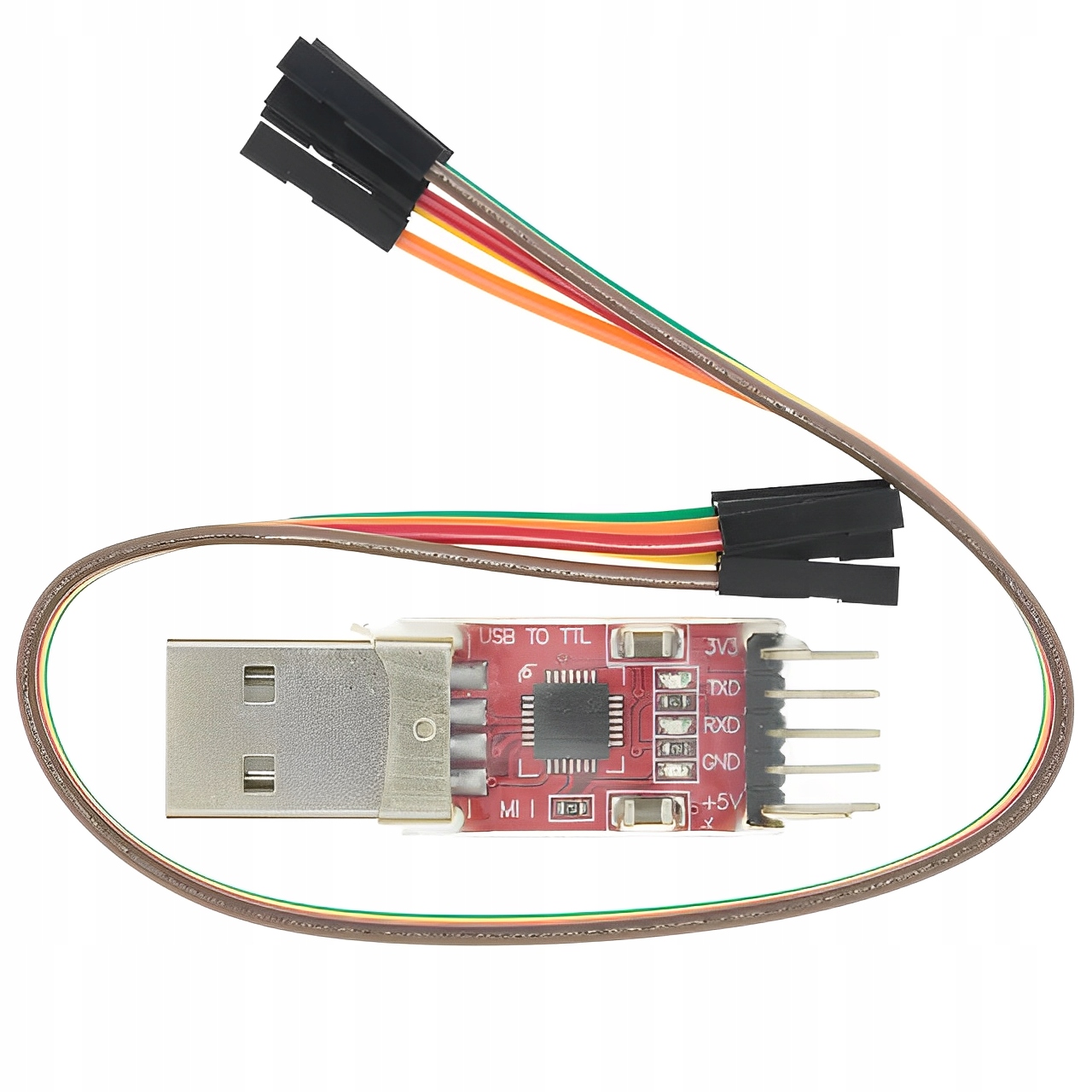 Konwerter USB CP2102 UART TTL ORIGINAL 5V 3.3V 232 RED - Sklep, Opinie, Cena w Allegro.pl