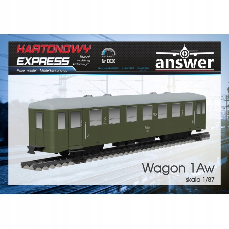 Wagon 1Aw - 1/87 KexK020 14438766239 - Allegro.pl