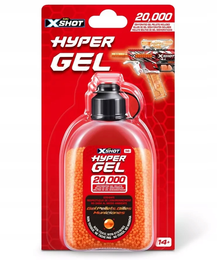 ZURU X-Shot Kulki żelowe Hyper Gel 20 000 sztuk (4894680028180) • Cena ...