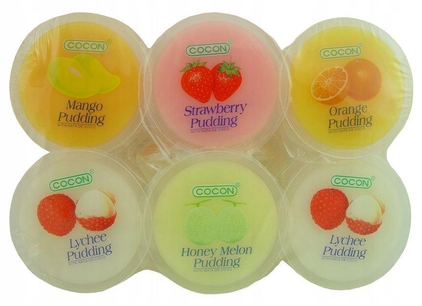 Pudding Cocon 480 g wzbogacony sokiem owocowym, mix 5 smaków (9556437002403) • Cena, Opinie ...