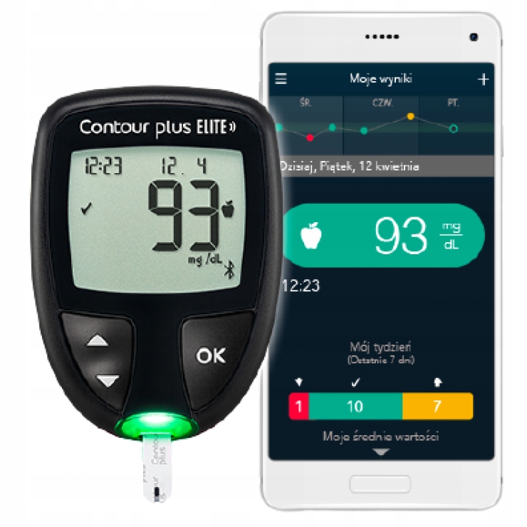 Glukometr do Pasków Contour Plus - Niska cena na Allegro.pl