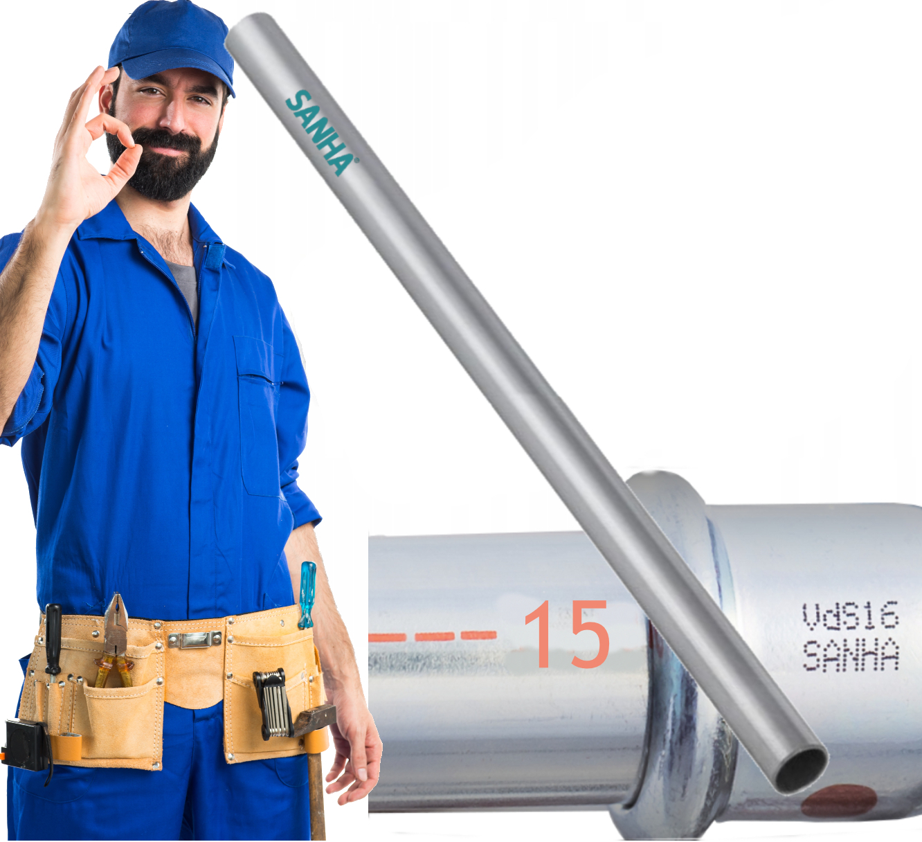 STAL WĘGLOWA 15 x1,2mm RURA PRESS OCYNK SANHA C.O. 1mb ocynkowana stal (4021343325908) • Cena ...