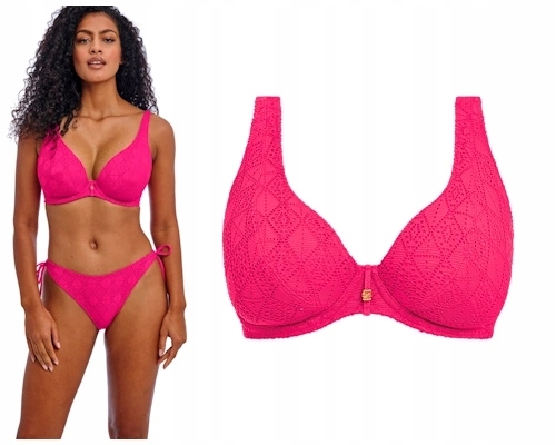 38E / 85F Freya Nomad Nights fuchsia high apex biustonosz soft do stroju ką (193773448978 ...