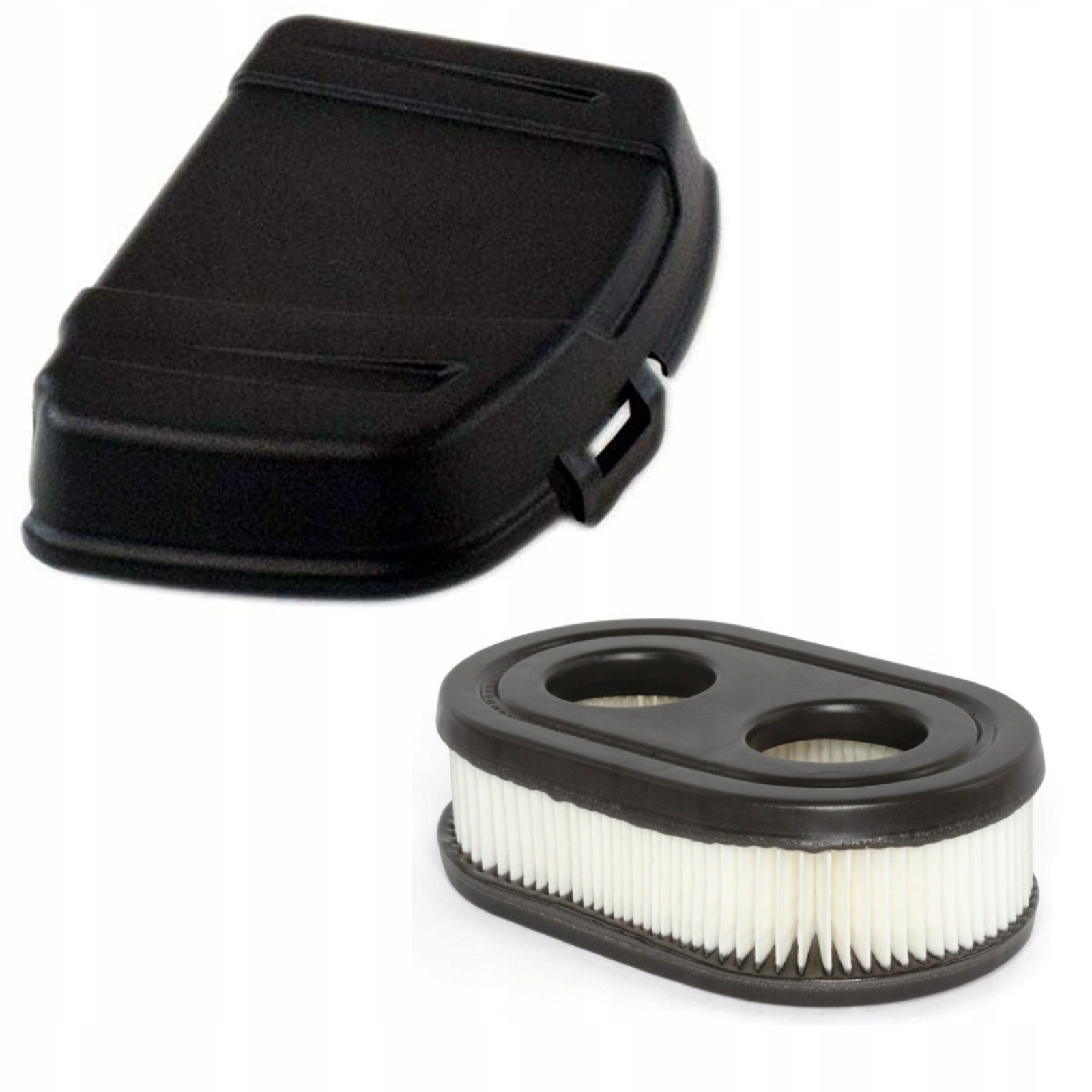 POKRYWA OBUDOWA FILTRA POWIETRZA KOSIARKI + FILTR Briggs&Stratton ...