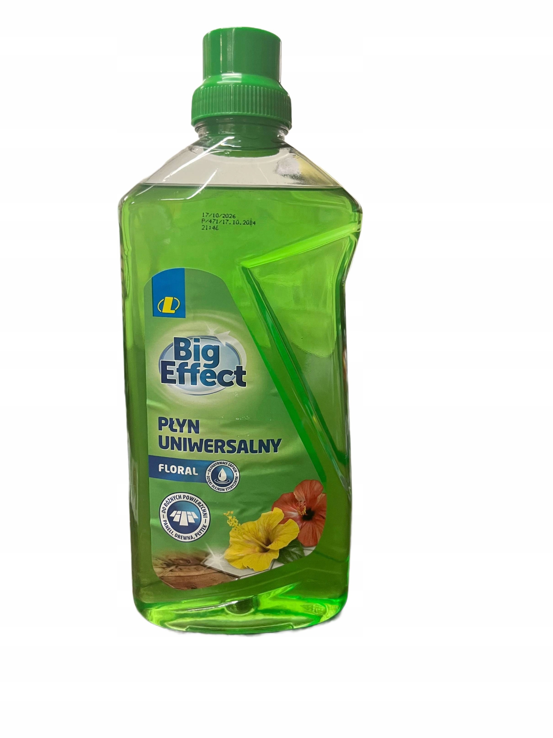 BIG EFFECT PŁYN UNIWERSALNY FLORAL 1L LEWIATAN (5903760706166) • Cena, Opinie • Chemia ...