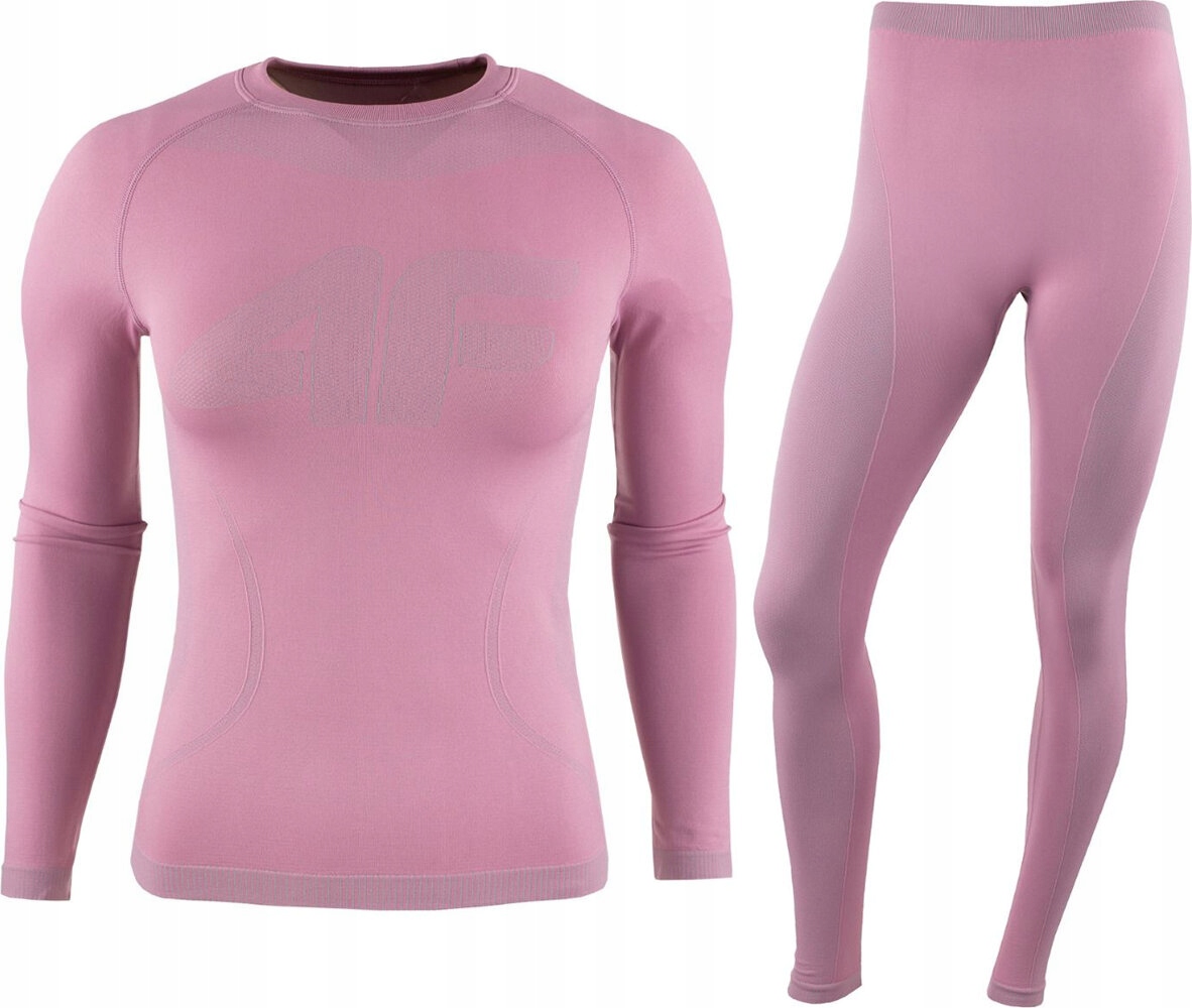 LÁNYKA VARRÁS NÉLKÜLI TERMOAKTÍV FEHÉRNEMŰ 4F F109 RÓZSASZÍN 140/146 cm ...