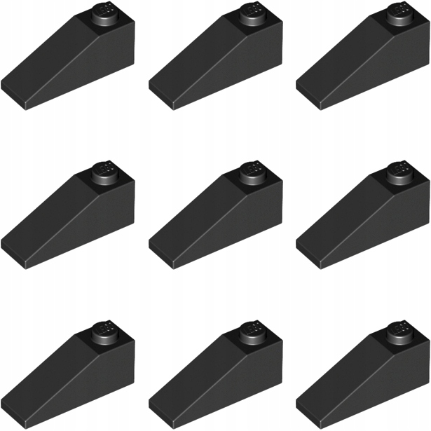 Lego 4286 skos 3x1 czarny 9 sztuk • Cena, Opinie • Elementy 14551710640 ...