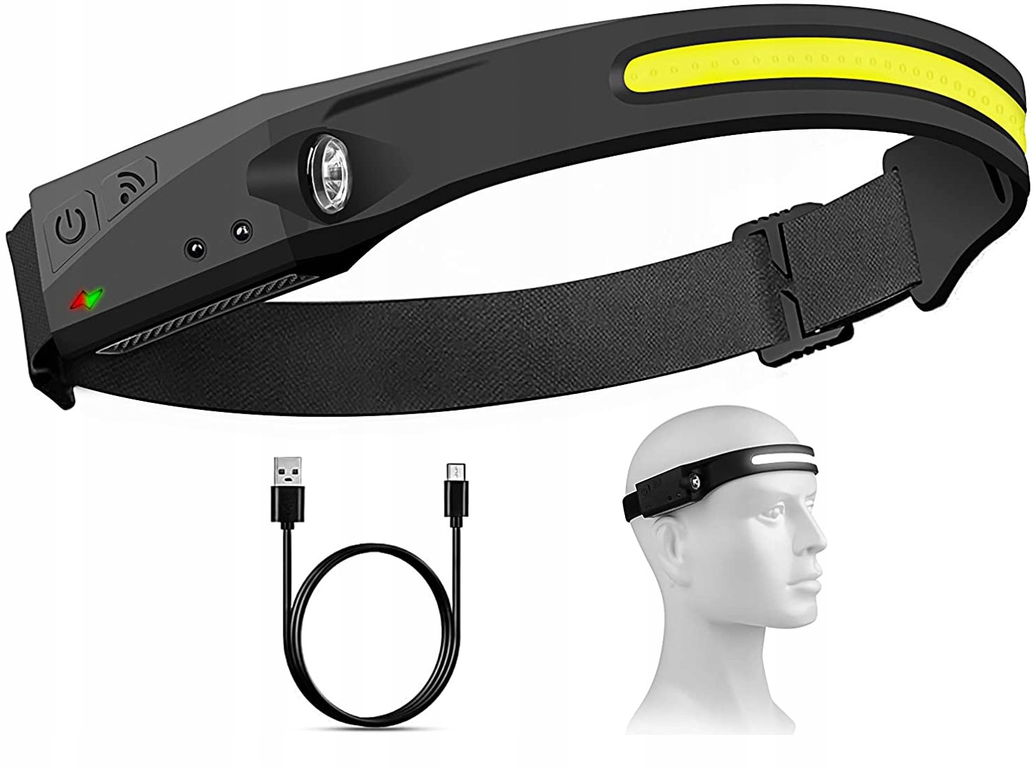Latarka czołowa Gotel 350 lm LED • Opinie - Allegro