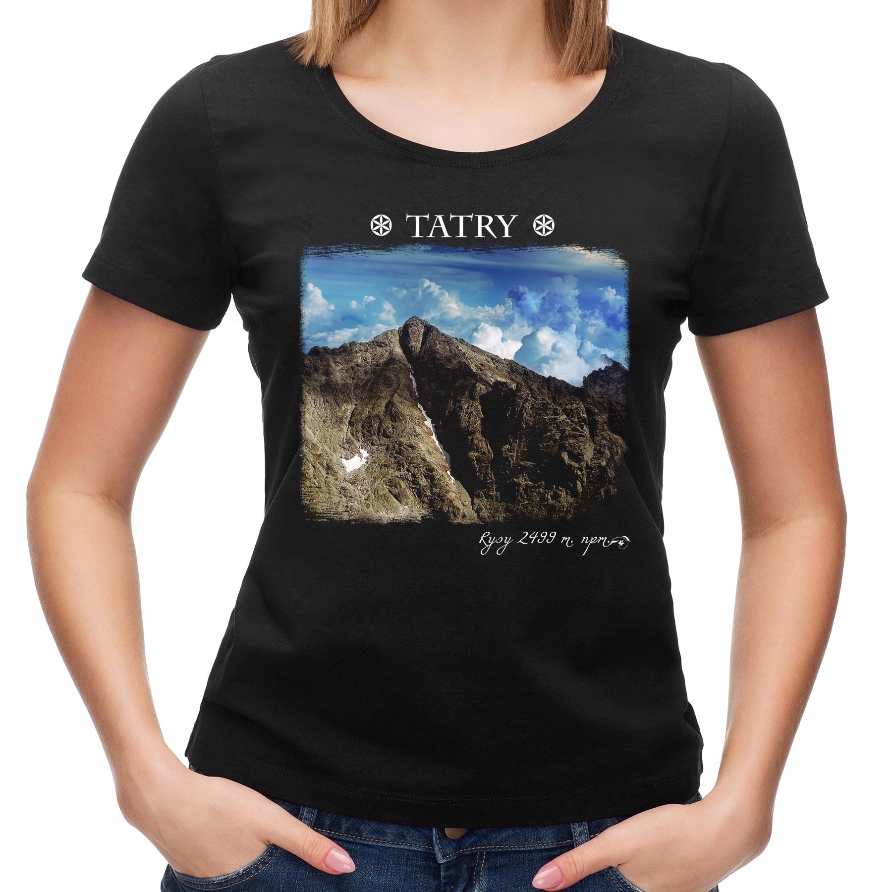 Koszulka Zakopane Tatry Rysy (L):: M,: czarny • Cena, Opinie • T-shirty ...