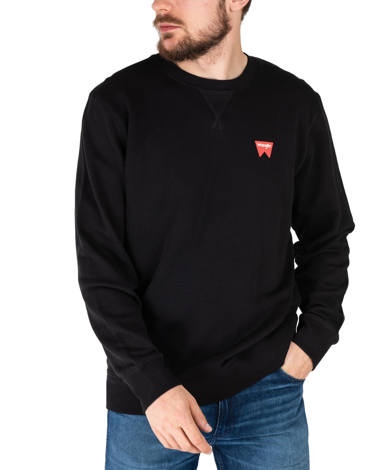 Wrangler Sign Off Crew męska bluza klasyczna L • Opinie - Allegro