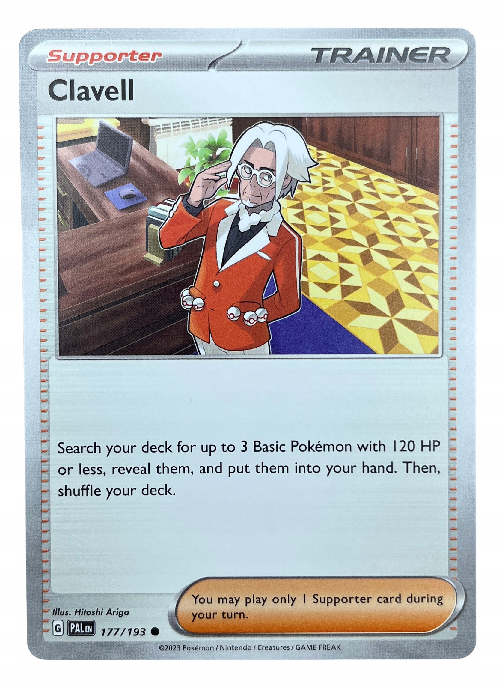 Karta Pokémon TCG | Clavell (PAL 177/193) | Trenér | Podpůrná karta ...