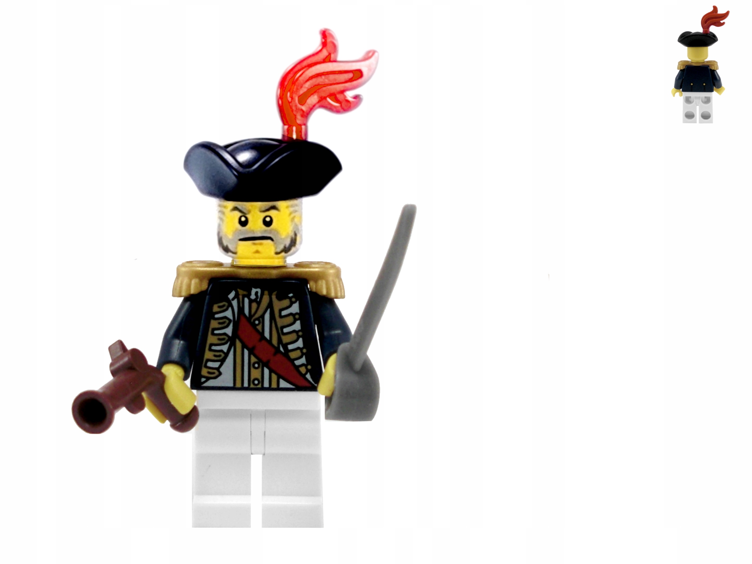 Lego Pirates - Oficer Imperial Armada + Bronie • Cena, Opinie - Allegro