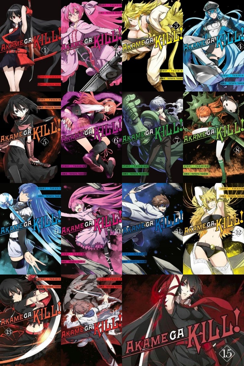 Akame Ga Kill Komplet - Niska cena na Allegro.pl