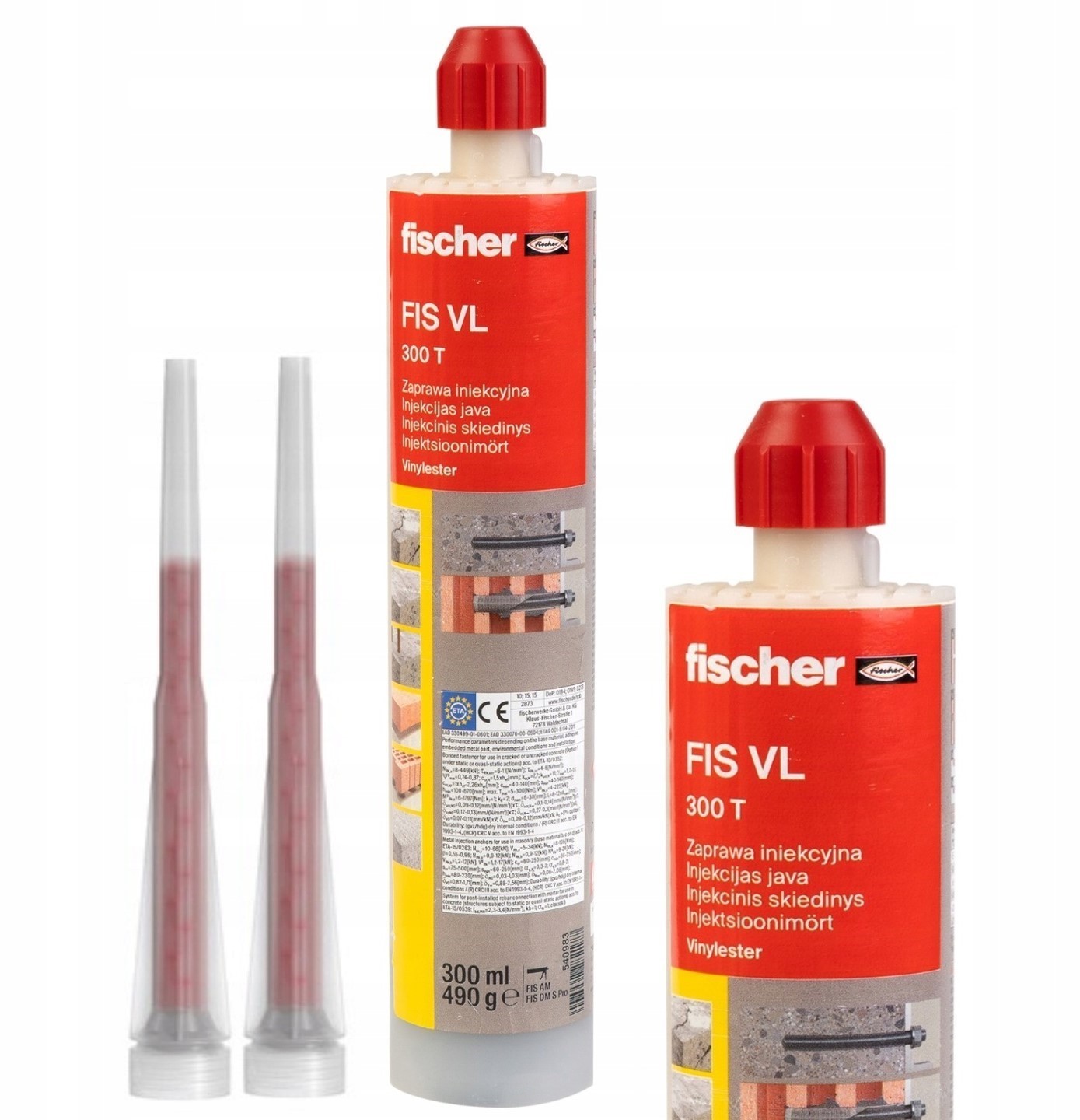 Kotwa chemiczna Fischer FIS VL 300 T 540983 300 ml (4048962282177 ...