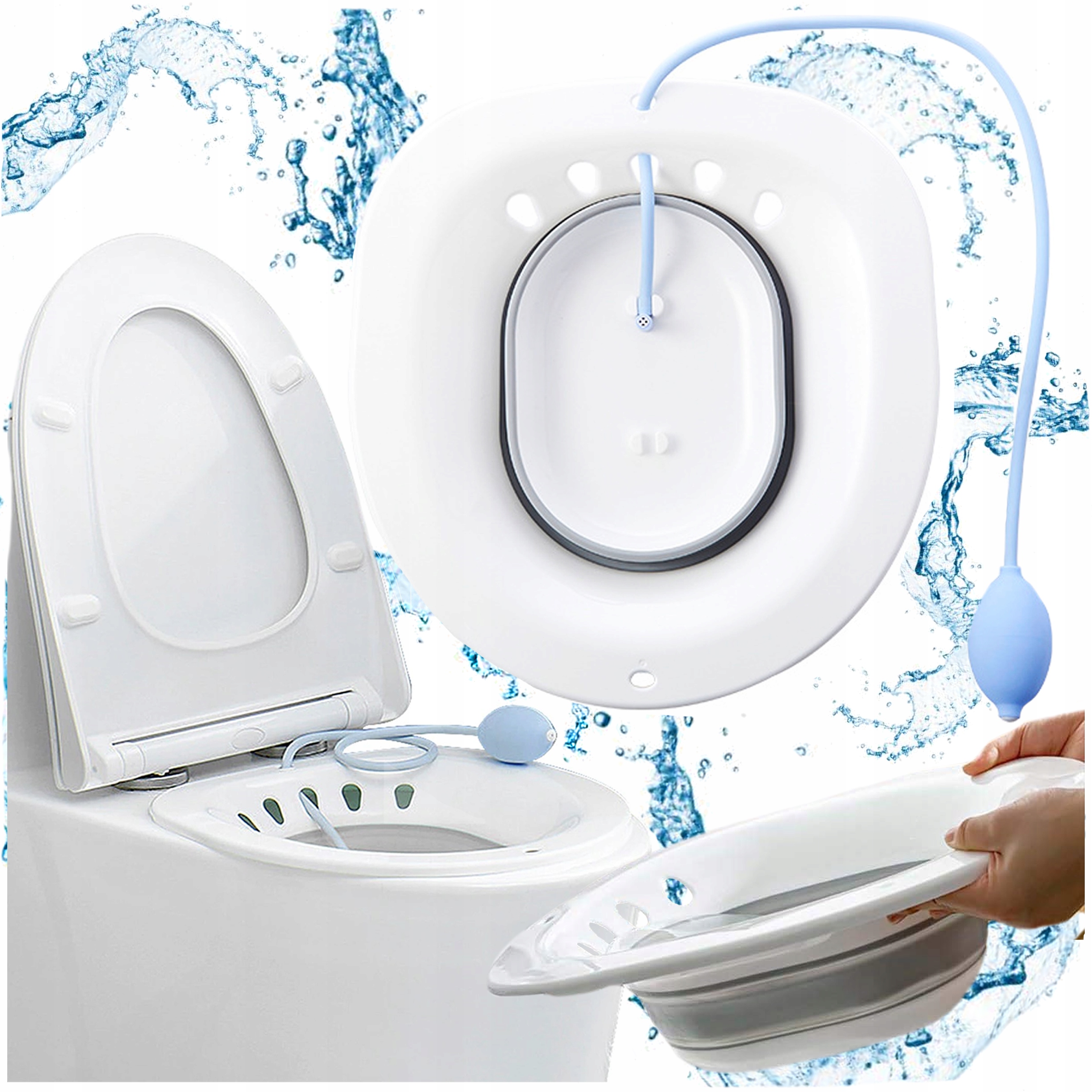 BIDET SANITARNY NAKŁADKA BIDETOWA NA TOALETĘ SEDES BIDET NA WC BIDETKA ...