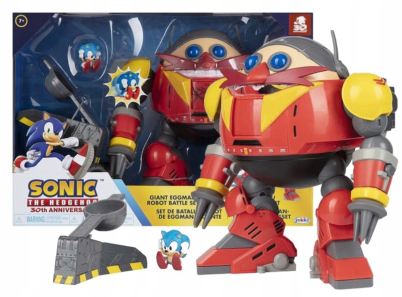 SONIC THE HEDGEHOG Zestaw Eggman Robot Bojowy (192995409262) • Cena ...
