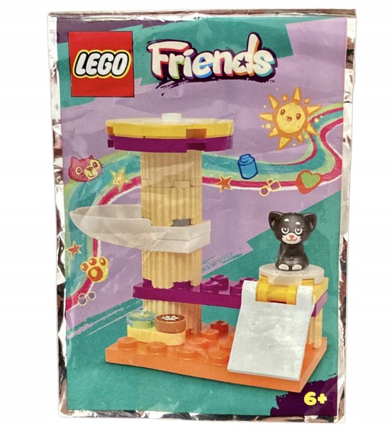 LEGO Friends Polybag 562301 Kot i Drapak dla kota • Cena, Opinie - Allegro