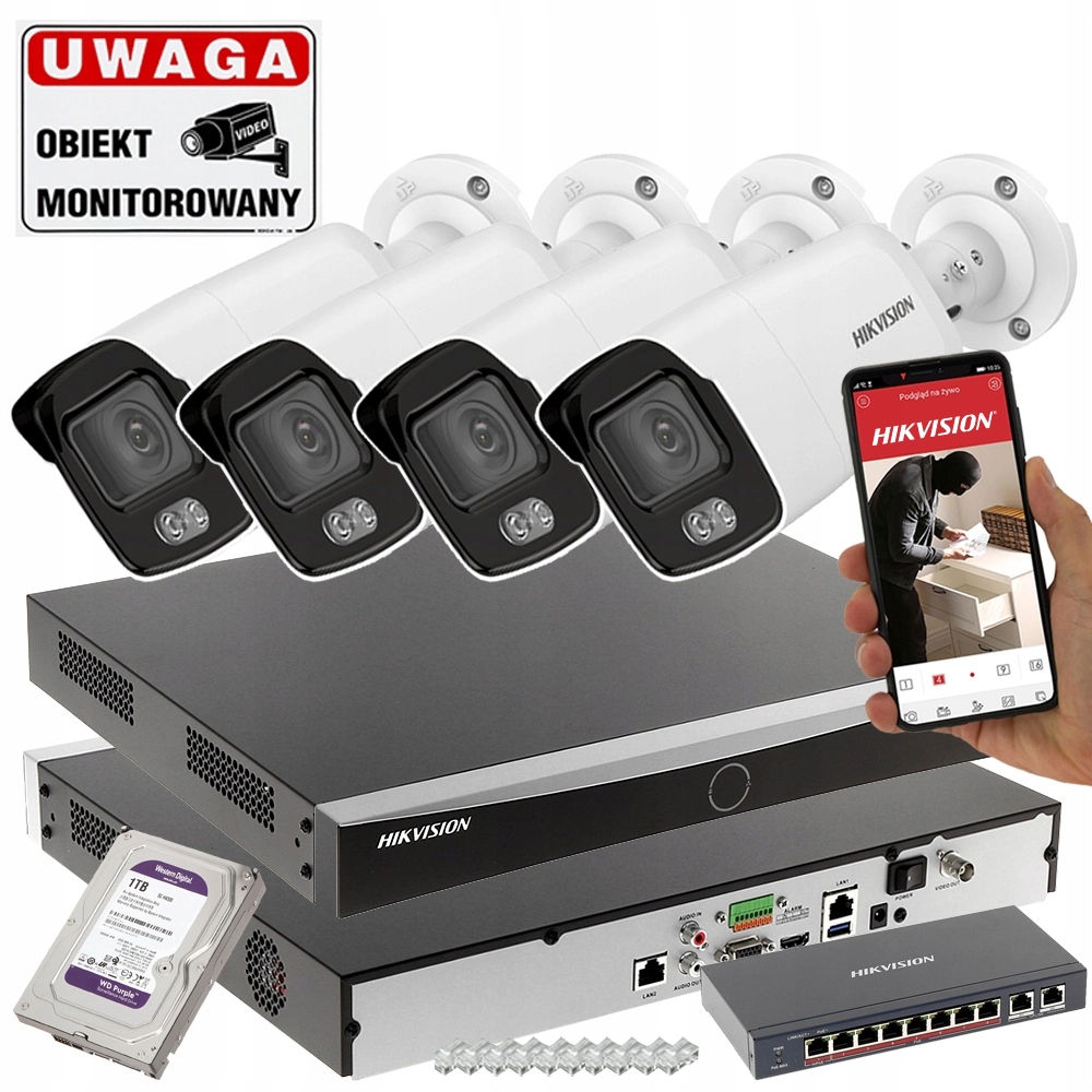 Monitoring Hikvision Acusense 4K DS-2CD2087G2-LU - Sklep, Opinie, Cena ...