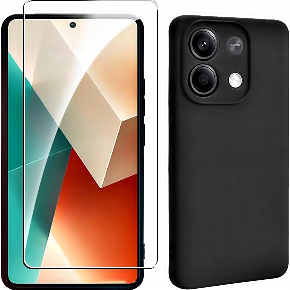 Etui SILIKON CZARNY MAT do XIAOMI REDMI NOTE 13 PRO 5G szkło OSŁONA ... Etui SILIKON CZARNY MAT do XIAOMI REDMI NOTE 13 PRO 5G szkło OSŁONA ...