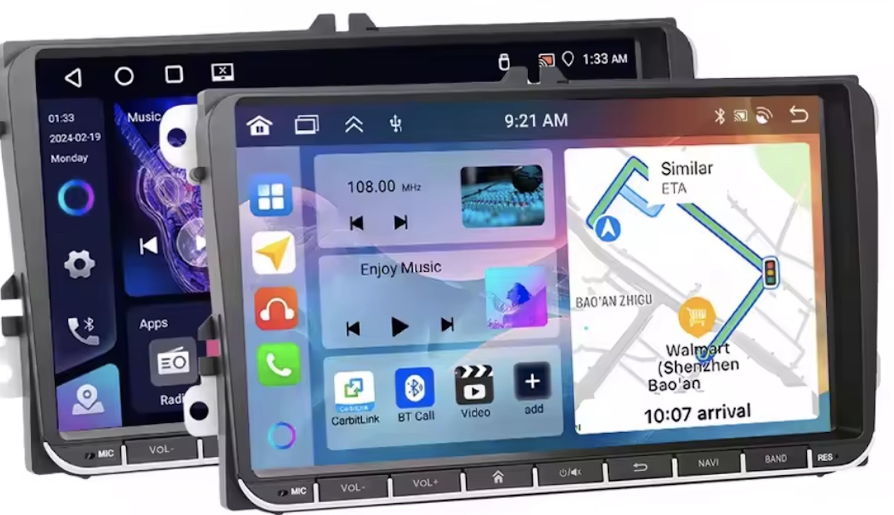 NAWIGACJA RADIO 2 DIN ANDROID VW GOLF 5 6 V VI PASSAT B6 B7 SKODA SEAT 2GB - Sklep, Opinie, Cena ...