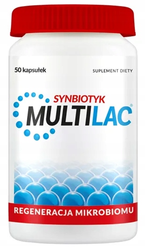 Multilac Synbiotyk 50 kapsułek (5903031286748) • Cena, Opinie • Układ ...