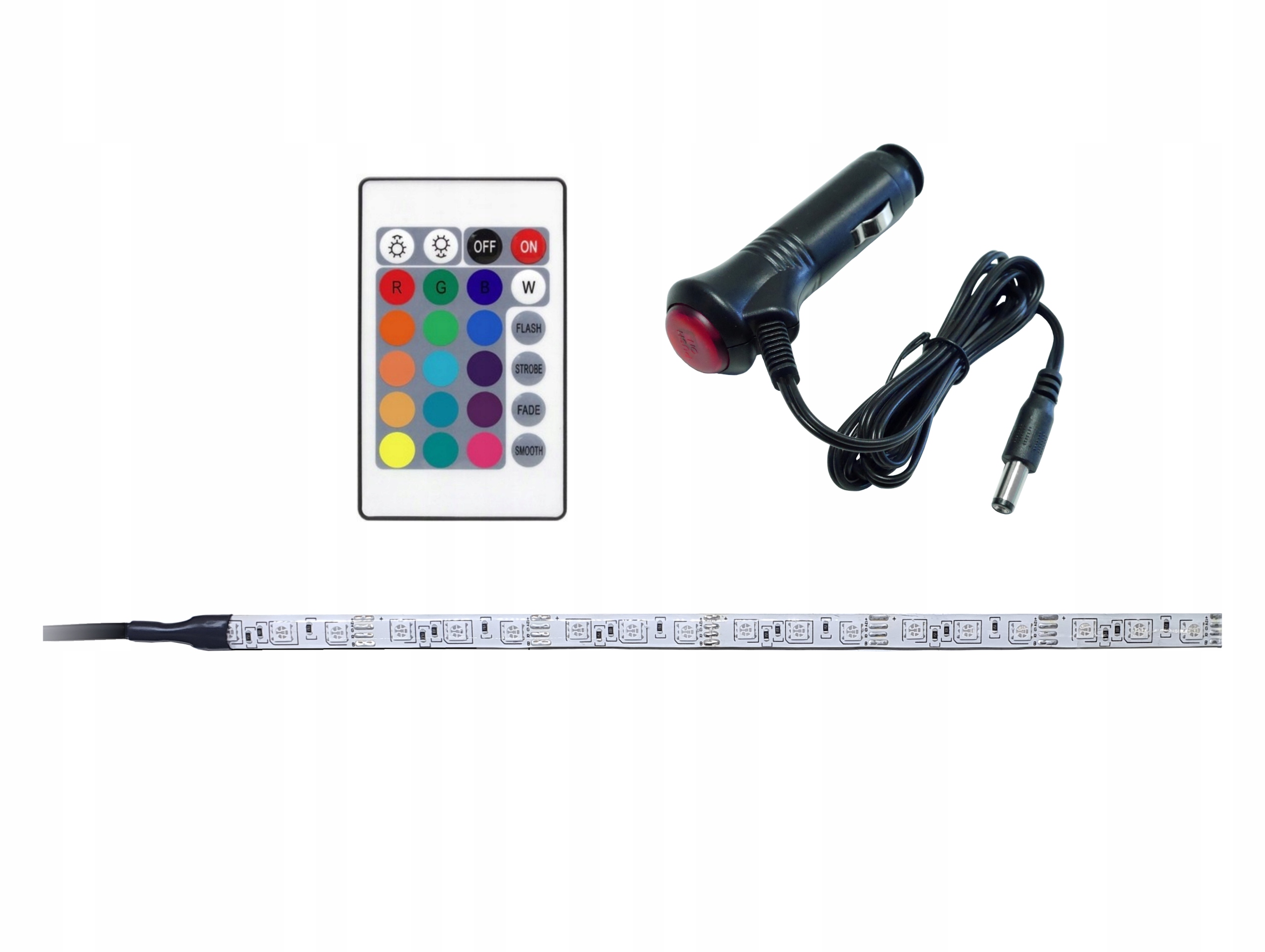 LISTWA LED do bagażnika auta RGB 80cm PILOT ELAST 5903726313261 za 60 ...