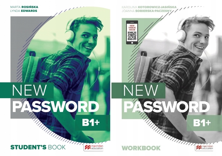 NEW PASSWORD PODRĘCZNIK ĆWICZENIA B1+ J. ANGIELS.. (12548241562) | Podręcznik Allegro