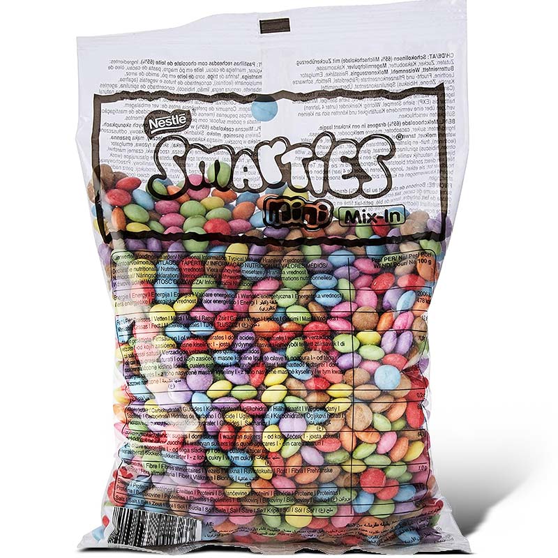 Smarties Mini MIX-IN 500g | Posypka, Lentilky 11298707269 - Allegro.pl