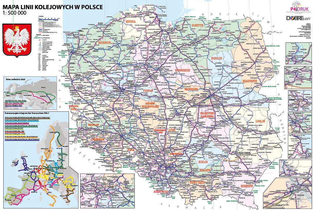 PODKŁADKA NA BIURKO MAPA LINII KOLEJOWYCH POLSKA - 49 zł - Allegro.pl - Raty 0%, Darmowa dostawa ...