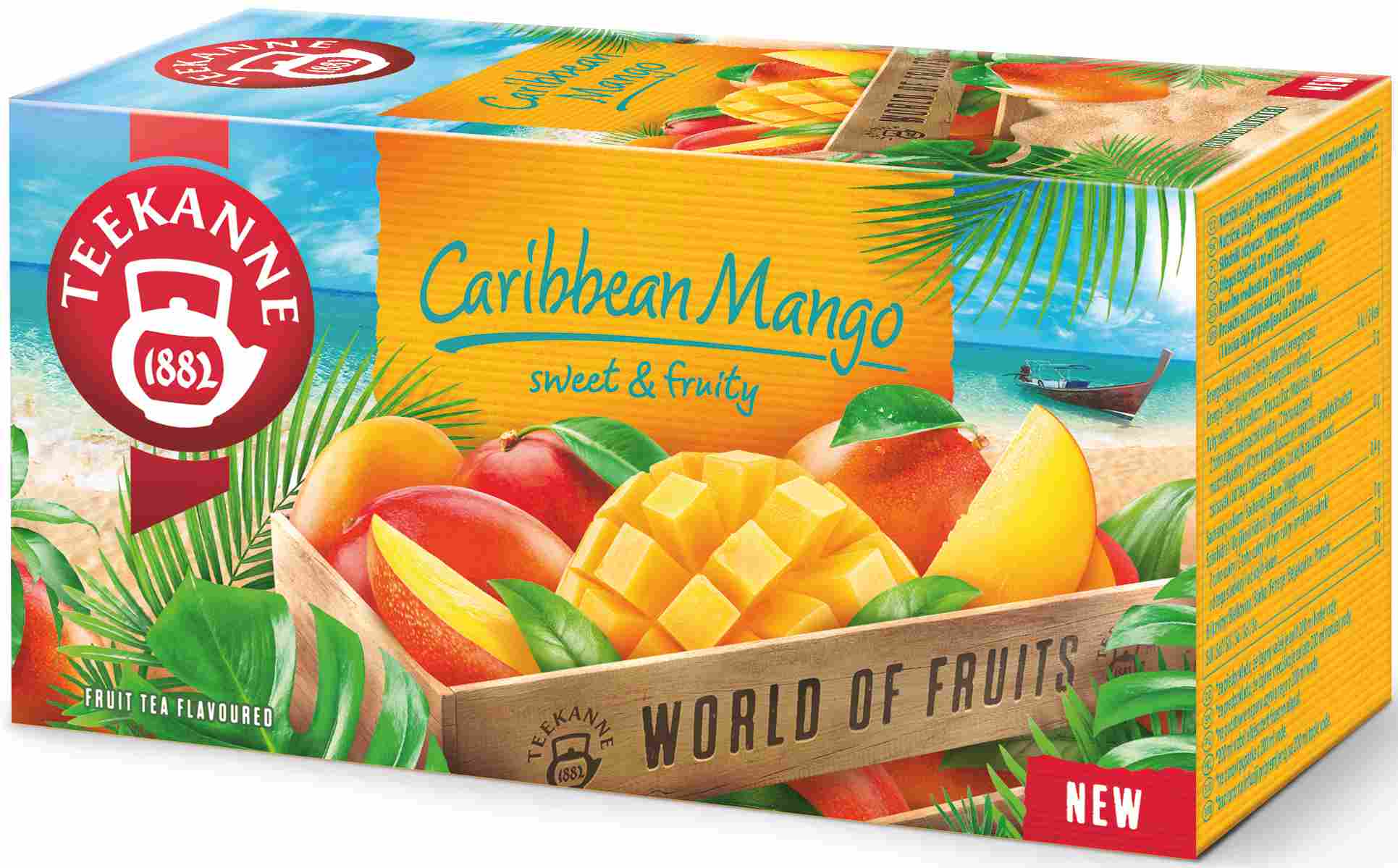 TEEKANNE CARIBBEAN MANGO Herbata owocowa 20 tb (5901086074082) • Cena ...