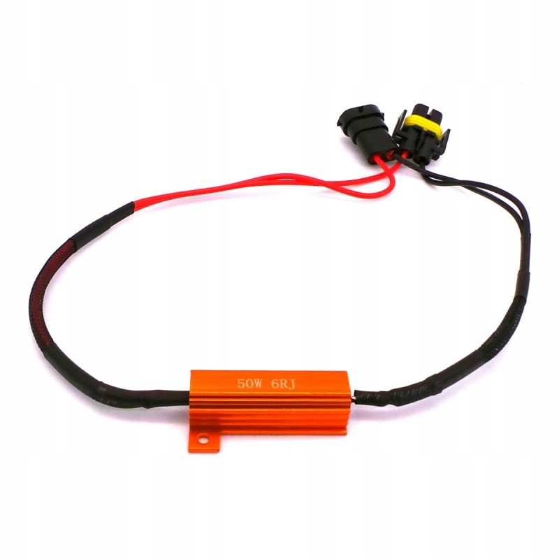 H8, H11 rezystor - dekoder błędu CAN 50W 6 Ohm 12V Kasuje błędy 877 za ... H8, H11 rezystor - dekoder błędu CAN 50W 6 Ohm 12V Kasuje błędy 877 za ...