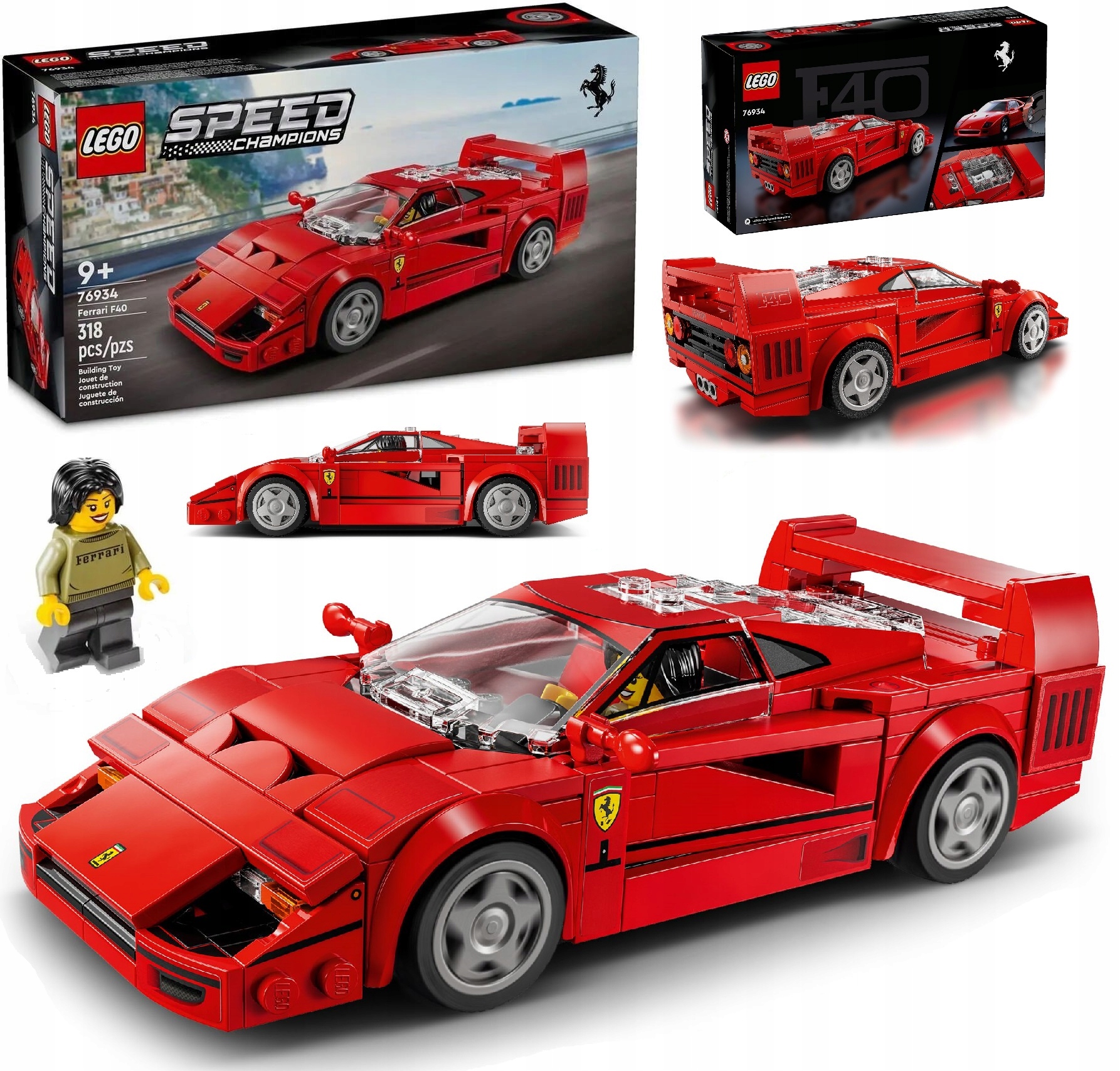 LEGO Speed Champions 76934 Supersamochód Ferrari F40 (5702017719702 ...