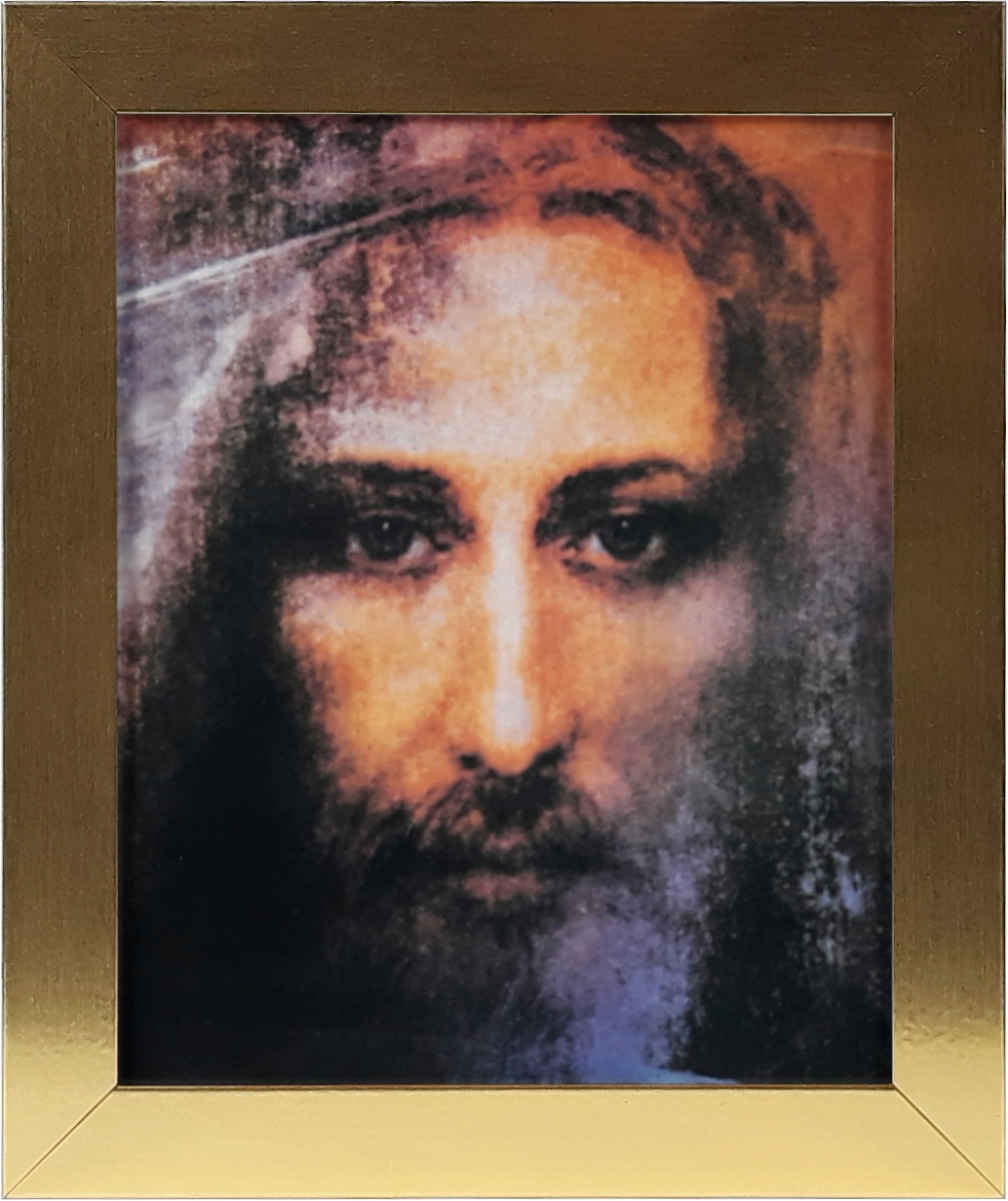 OBRAZ 30x25 JEZUS CAŁUN TURYŃSKI ZŁOTA RAMA • Cena, Opinie • Obrazy ...