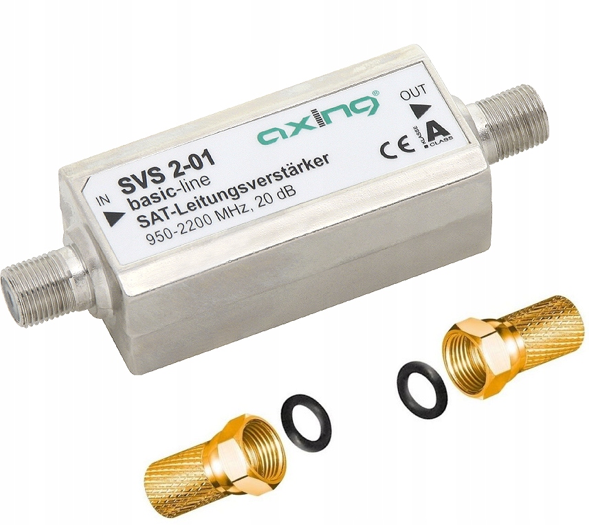 Wzmacniacz satelitarny SVS-2-01 20dB Axing - Sklep, Opinie, Cena w Allegro