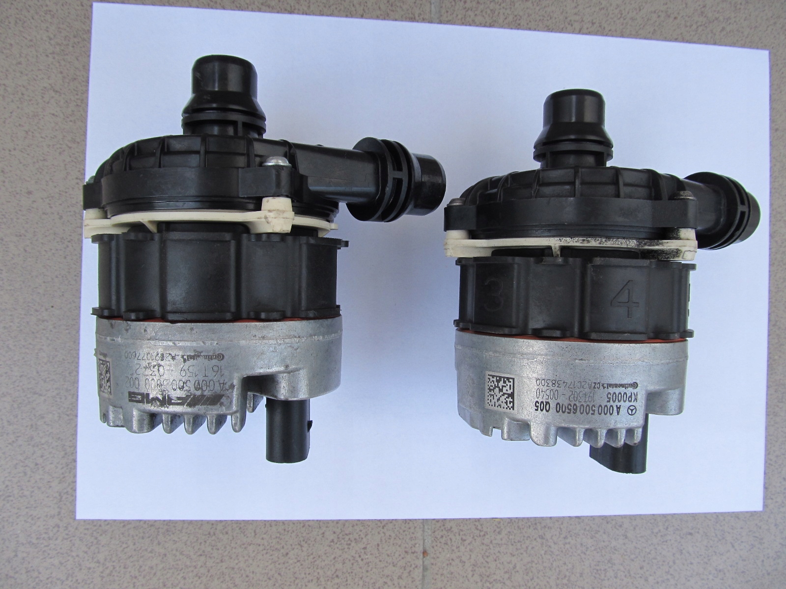 POMPA WODY MERCEDES CONTINENTAL A0005001700 • Cena, Opinie - Allegro