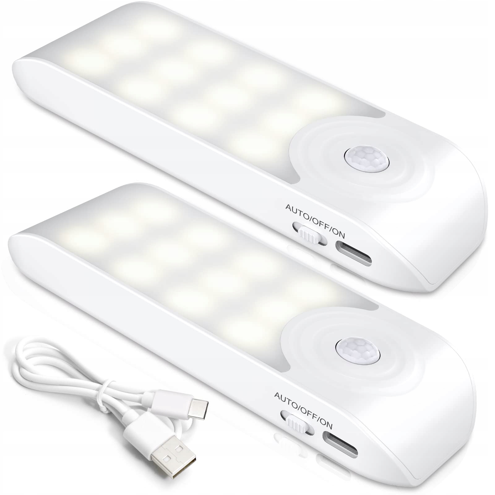 Lampka nocna LED z czujnikiem ruchu i zmierzchu 2szt (NL002) • Cena, Opinie • Kinkiety ...